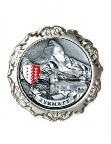 Magnet Tellerchen 46mm Zermatt Matterhorn