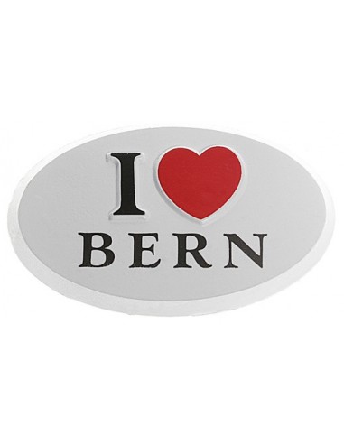 Rubber Magnet I love Bern