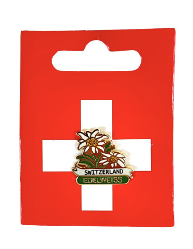 Pin mit 2 Edelweiss